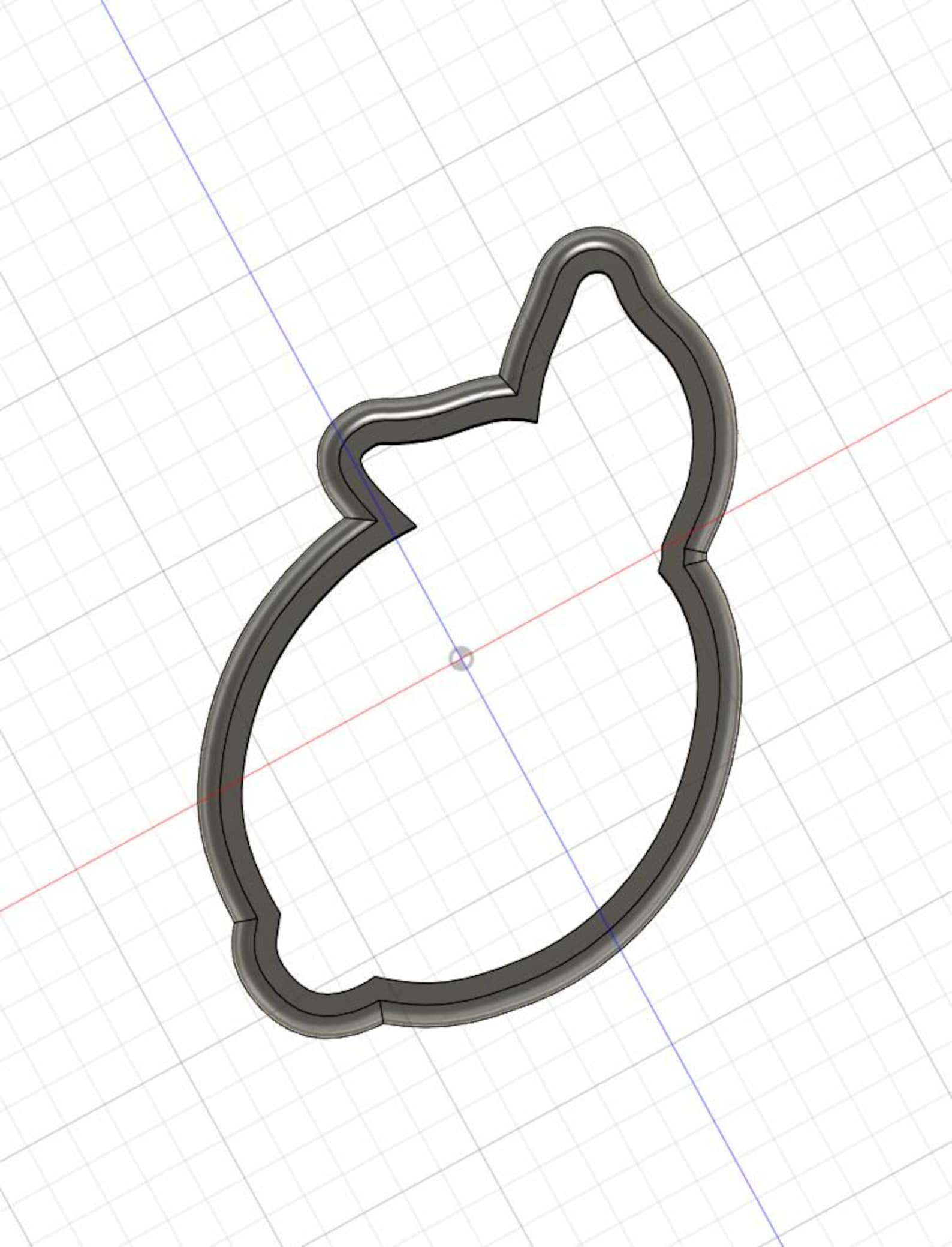 Lemon Shaped Cookie Cutter, Outline Only for Cookies - Etsy