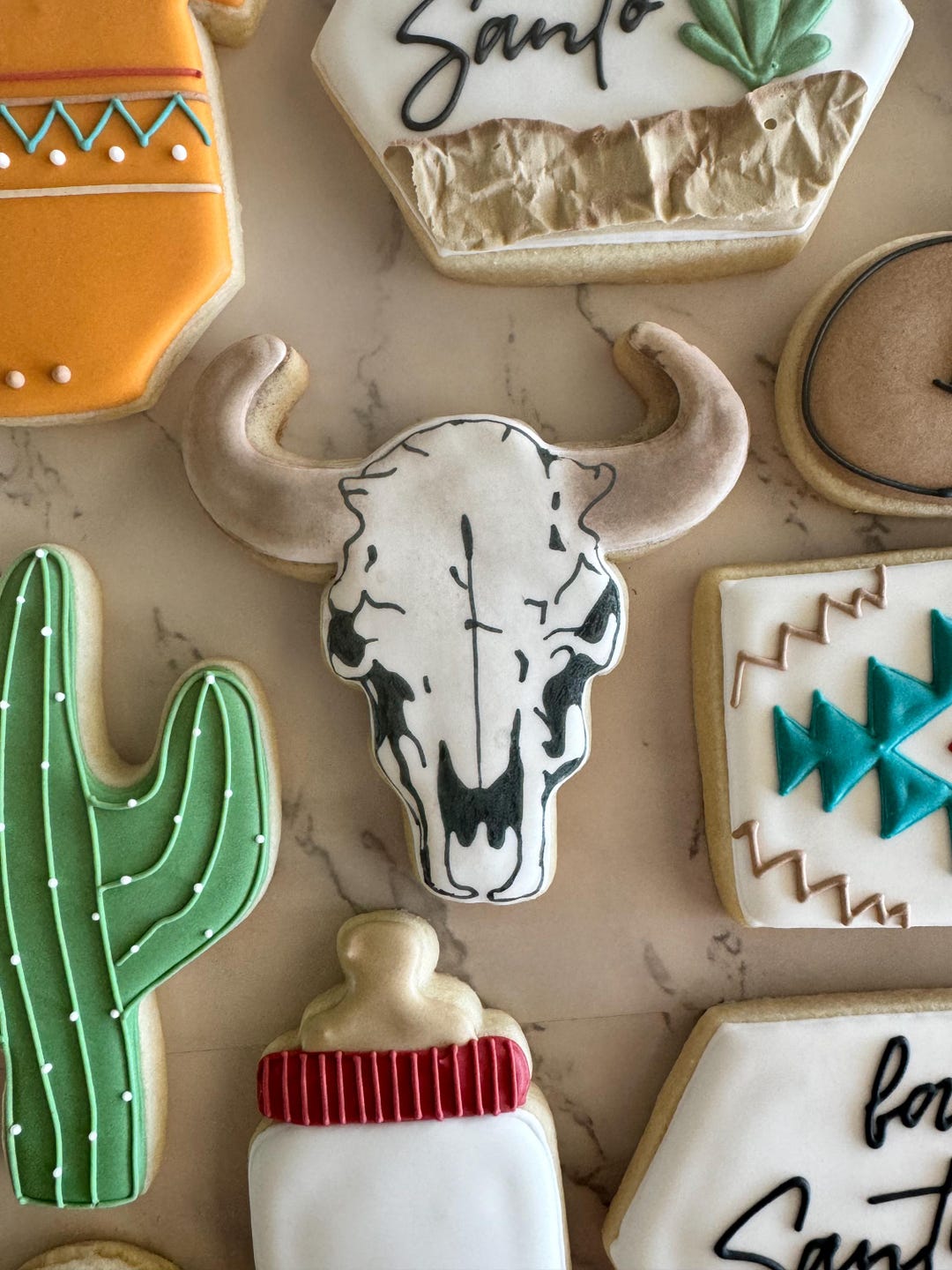 Longhorn Cookie Cutter, Outline Only - Etsy