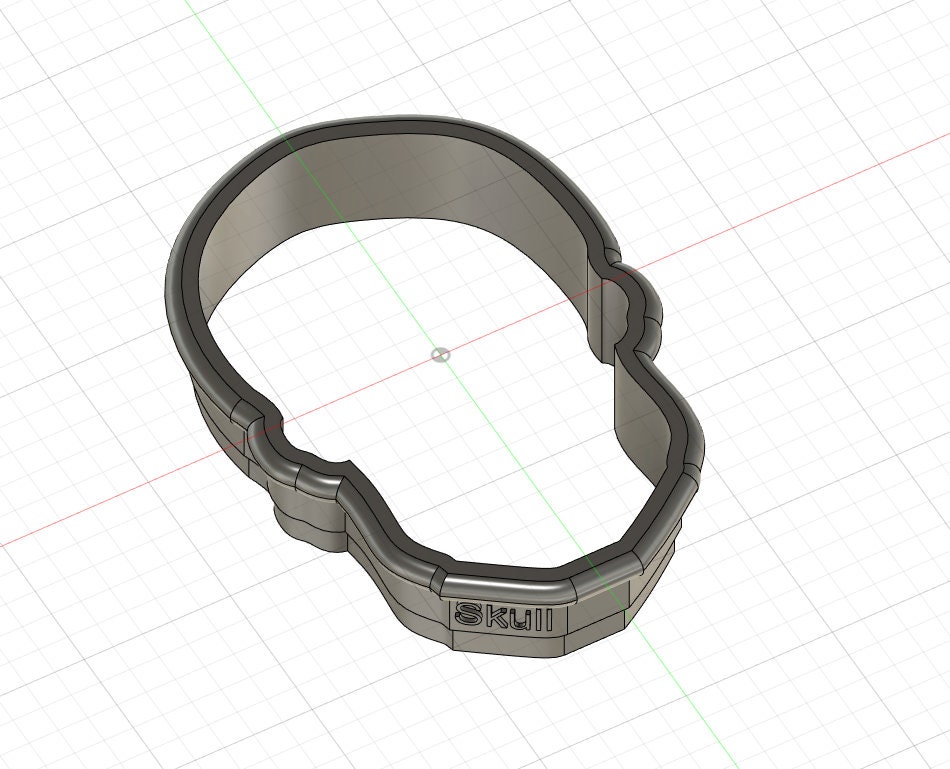 Skull Cookie Cutter, Outline Only - Etsy