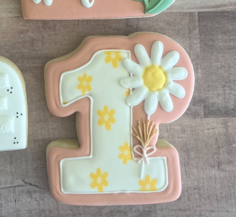 Number One With Balloon Cookie Cutter, Outline Only - Etsy