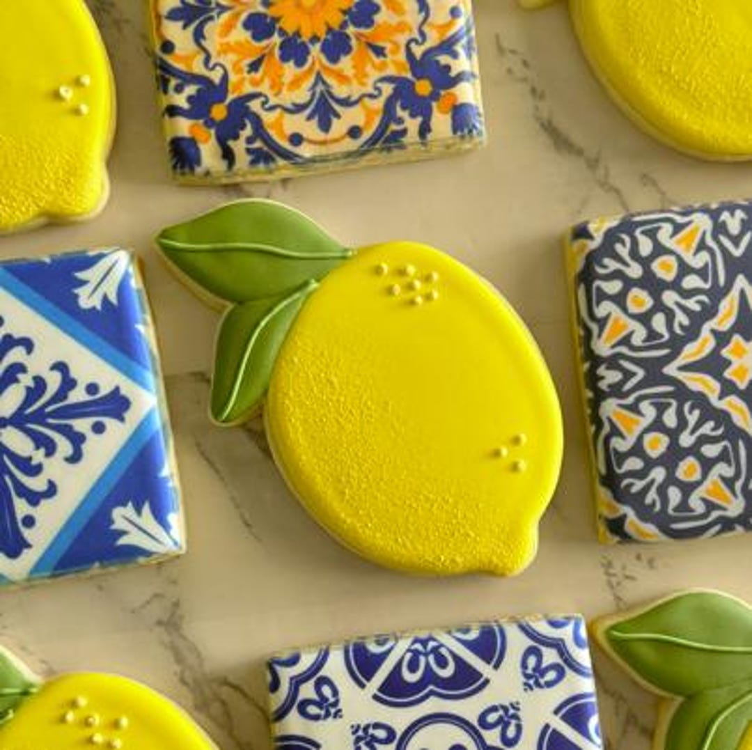 Lemon Shaped Cookie Cutter, Outline Only for Cookies - Etsy