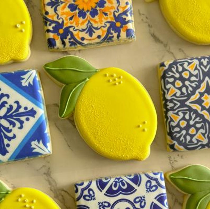 Lemon Shaped Cookie Cutter, Outline Only for Cookies - Etsy