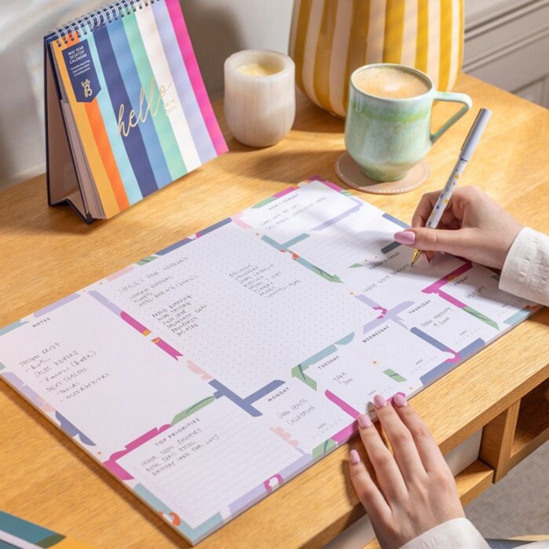 Floral A3 Desk Pad: Tear-off Sheets, Year Planner - Etsy UK