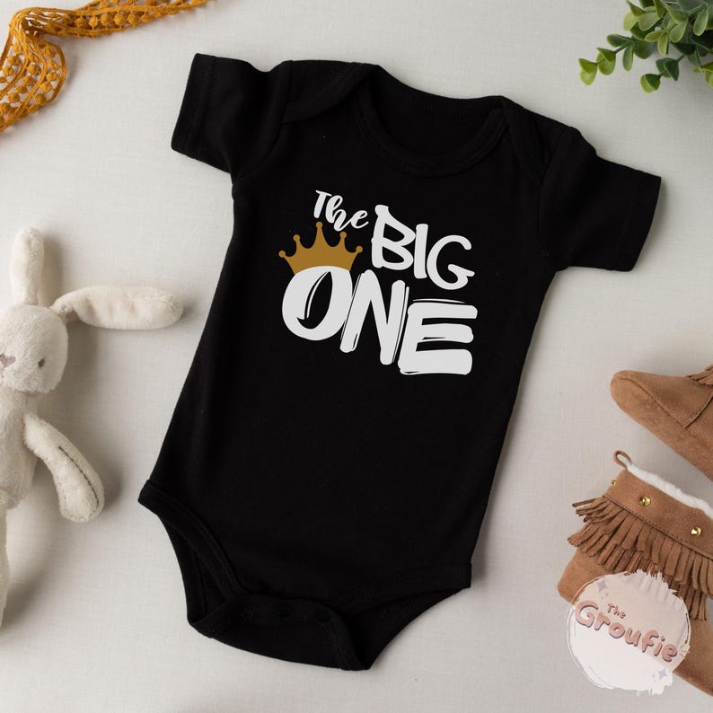 The Big One 1st Birthday Family Shirts, Notorious One Crown Outfit, R&B ...