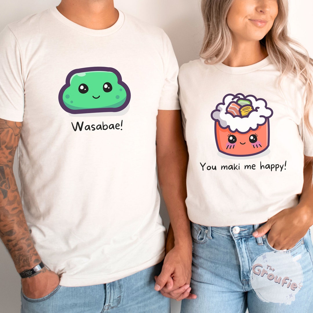Funny Sushi Pun Couple Shirts, Matching Valentine's Day Gift - Etsy