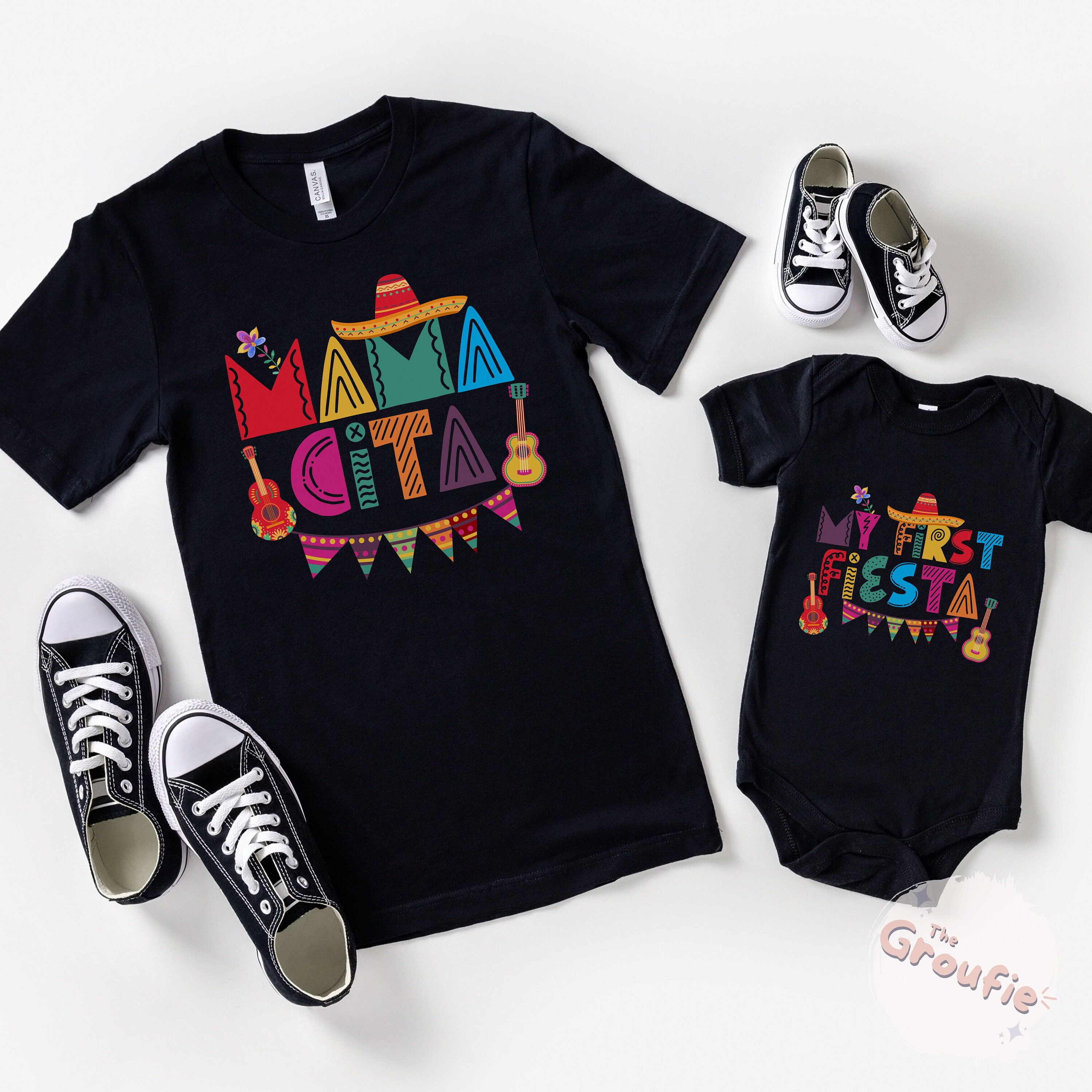 Fiesta 1st Birthday Shirts, My First Fiesta, Three-esta Fiesta T-shirt ...
