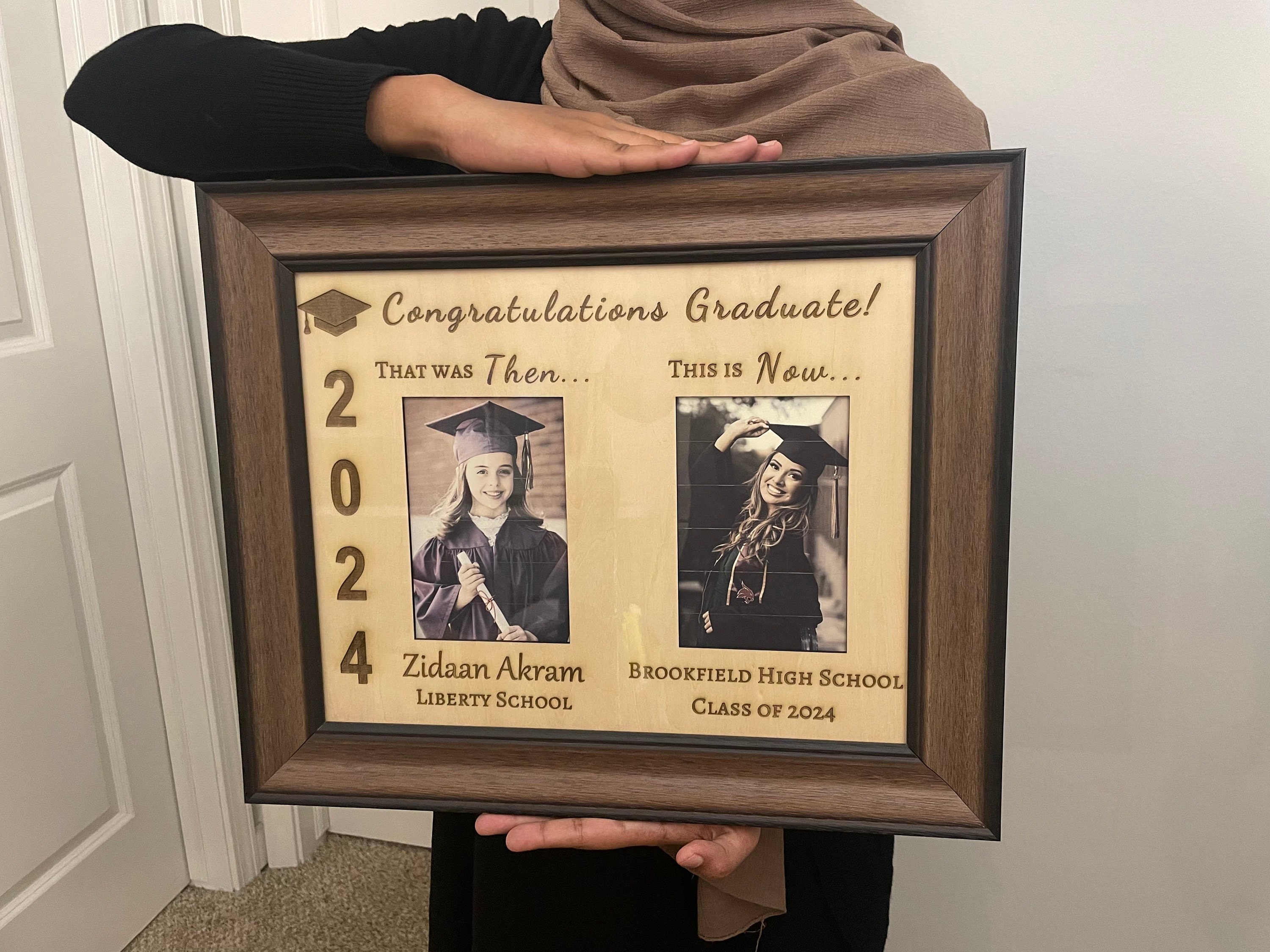 Graduation Gift | Personalized Solid Wood Graduation Frame ...