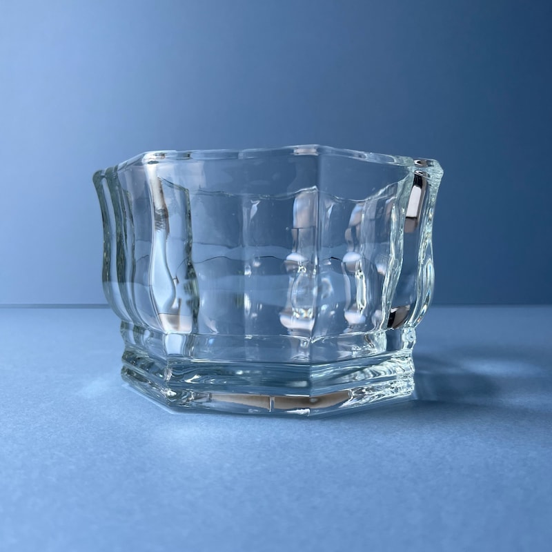 Vintage Bowl Clear Glass - Etsy UK