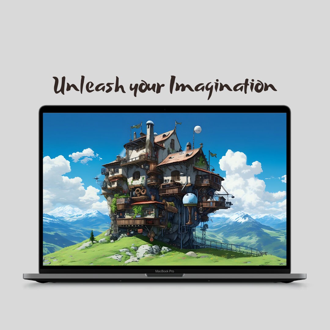 Studio Ghibli Inspired Wallpaper Bundle: 12 Digital Artworks for ...