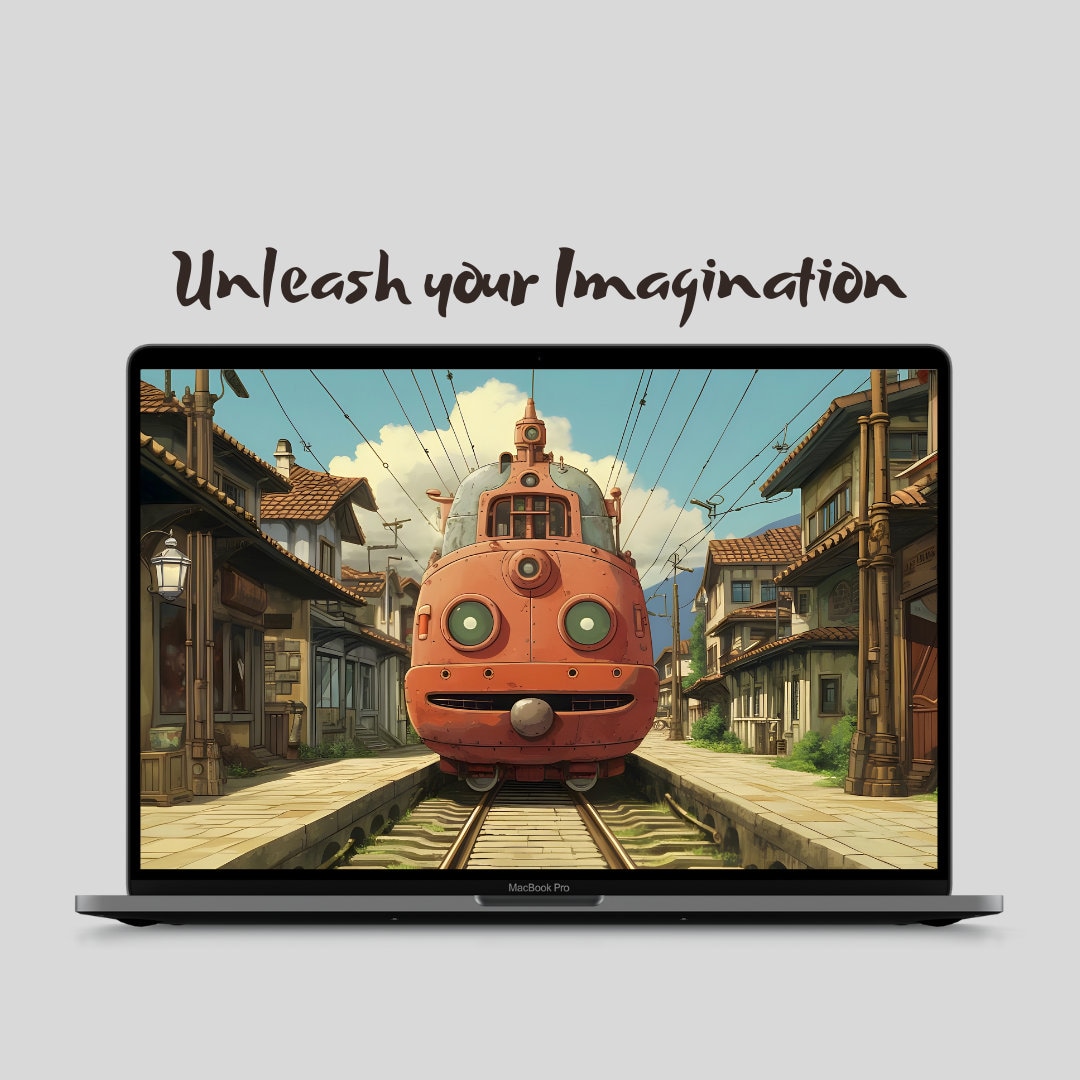 Studio Ghibli Inspired Wallpaper Bundle: 12 Digital Artworks for ...
