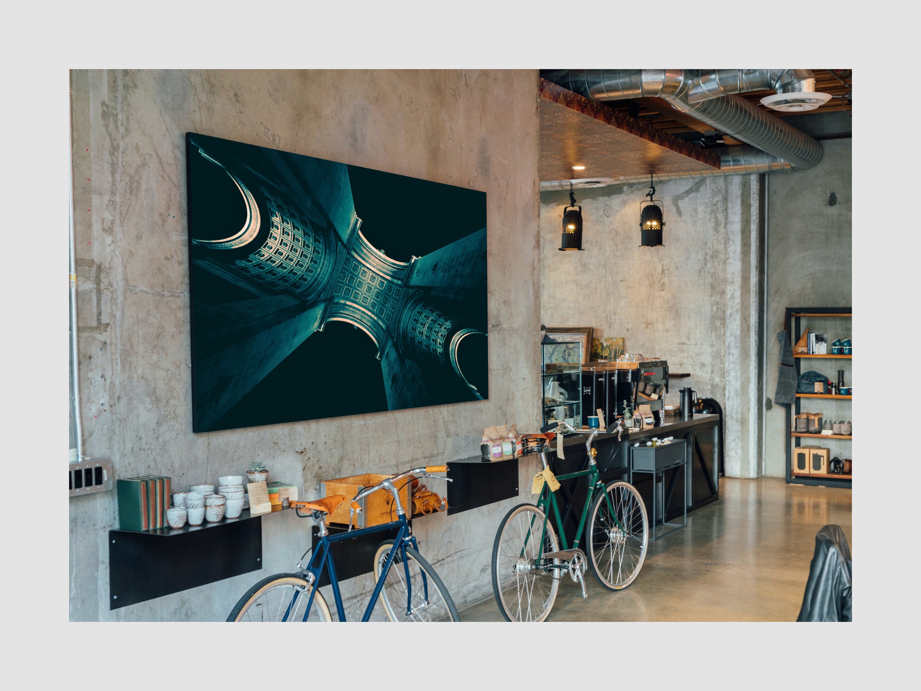 Arc Dé Triomphe Wide-angle Photograph | Neoclassical Architecture Wall ...