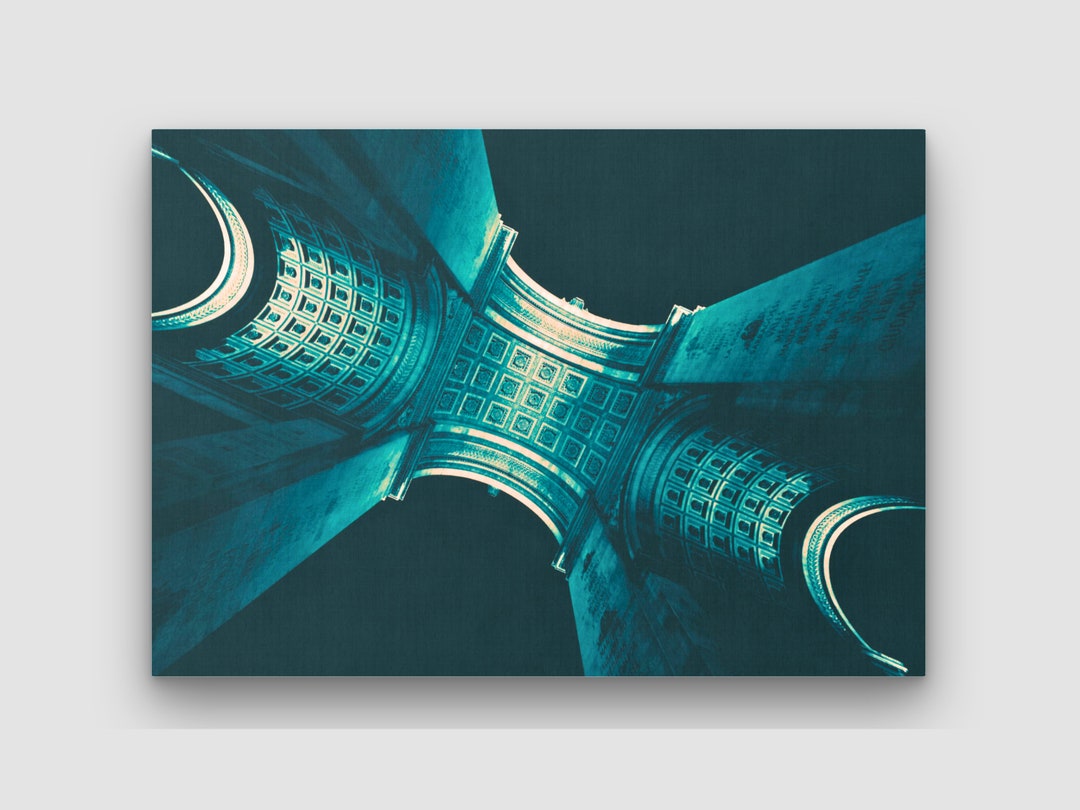 Arc Dé Triomphe Wide-angle Photograph | Neoclassical Architecture Wall ...