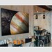 Jupiter Illustrated in High Color With Stars | Beautiful Space Wall Art ...
