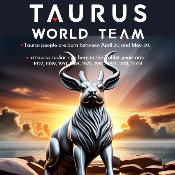 Taurus Rabbit Read - Etsy