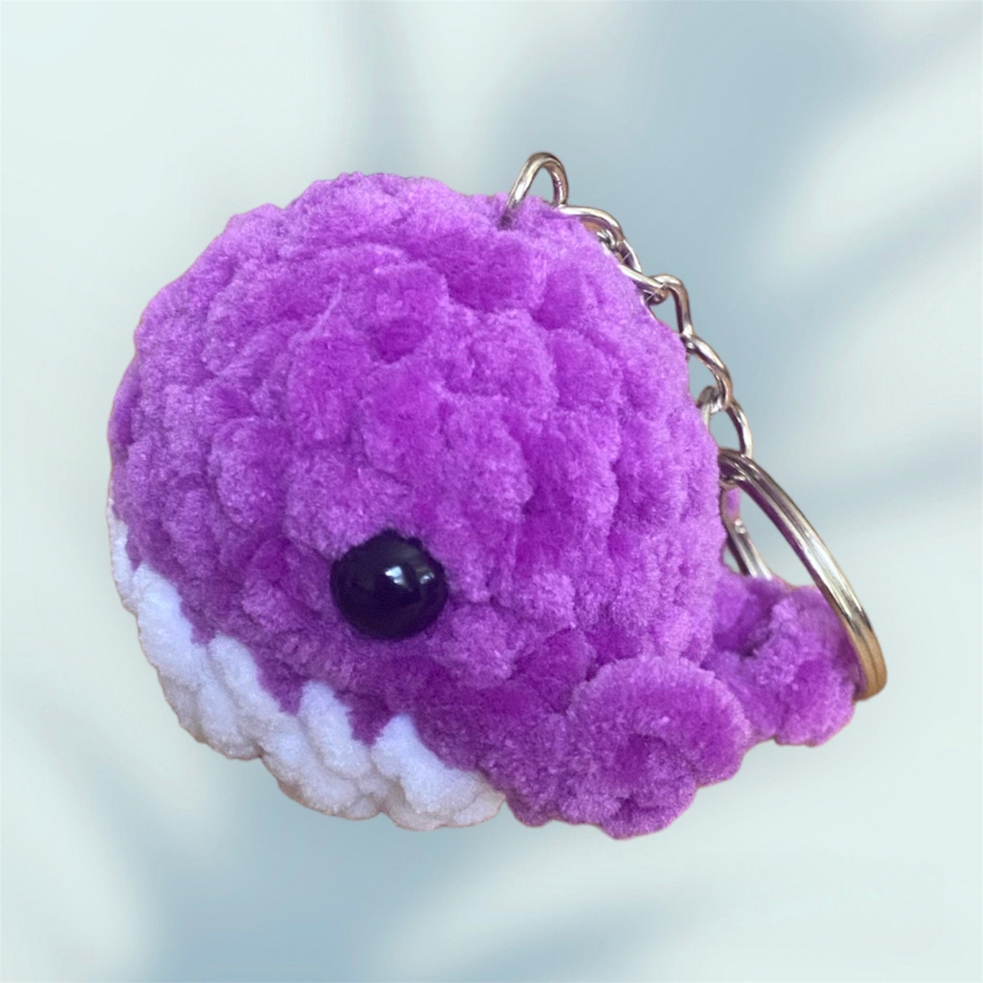 Cute Baby Whale Keychains Velvet Crochet Whale Amigurumi - Etsy