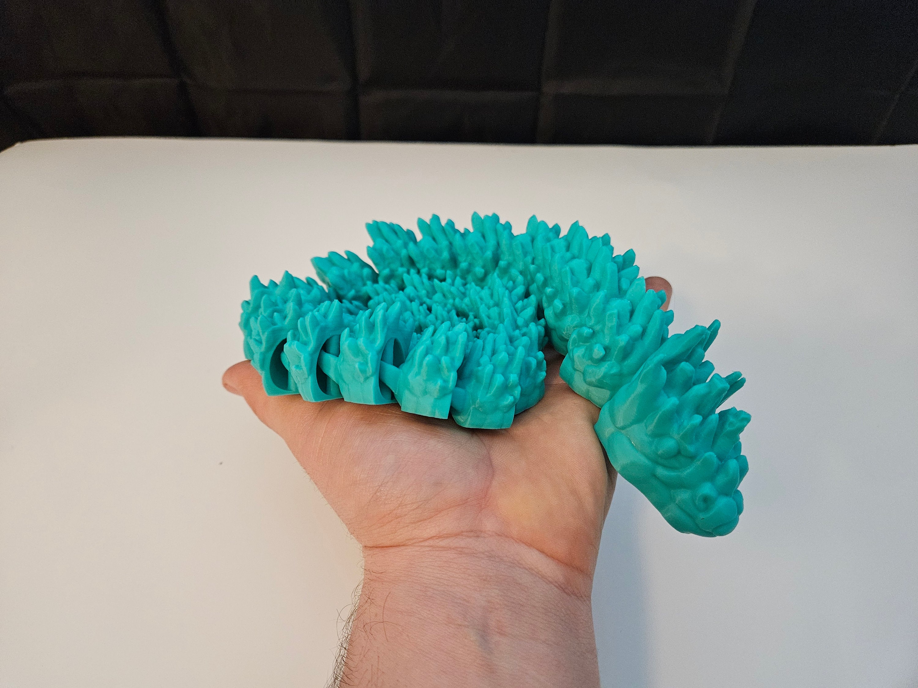 Frost Snake 3D Printed Ice Dragon - Etsy