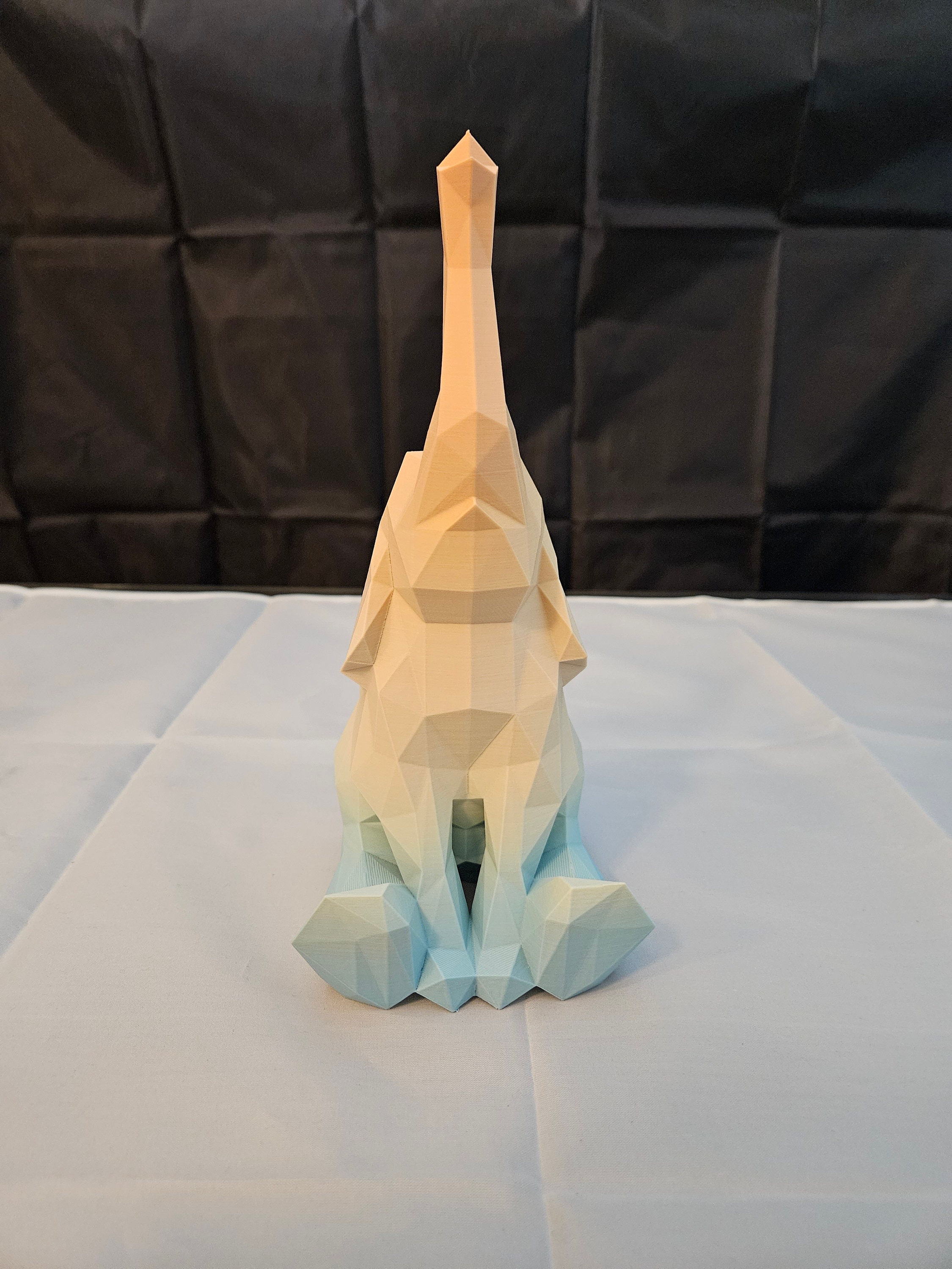 3DP Elephant Low Poly 3D Printed Desk Decor - Etsy