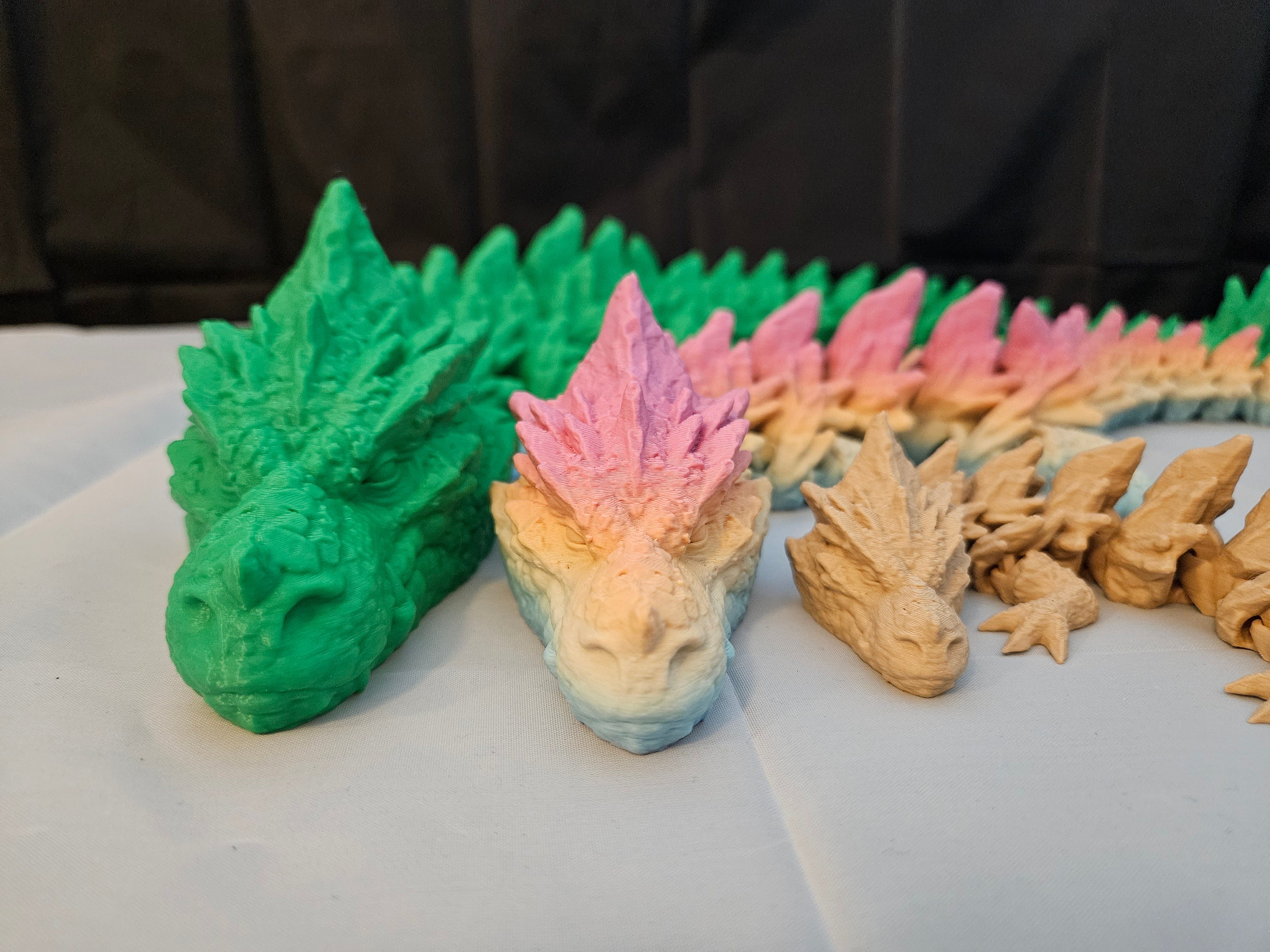 Elder Rock Dragon 3D Printed Fairy Dragon Tiktok Articulated Fidget ...