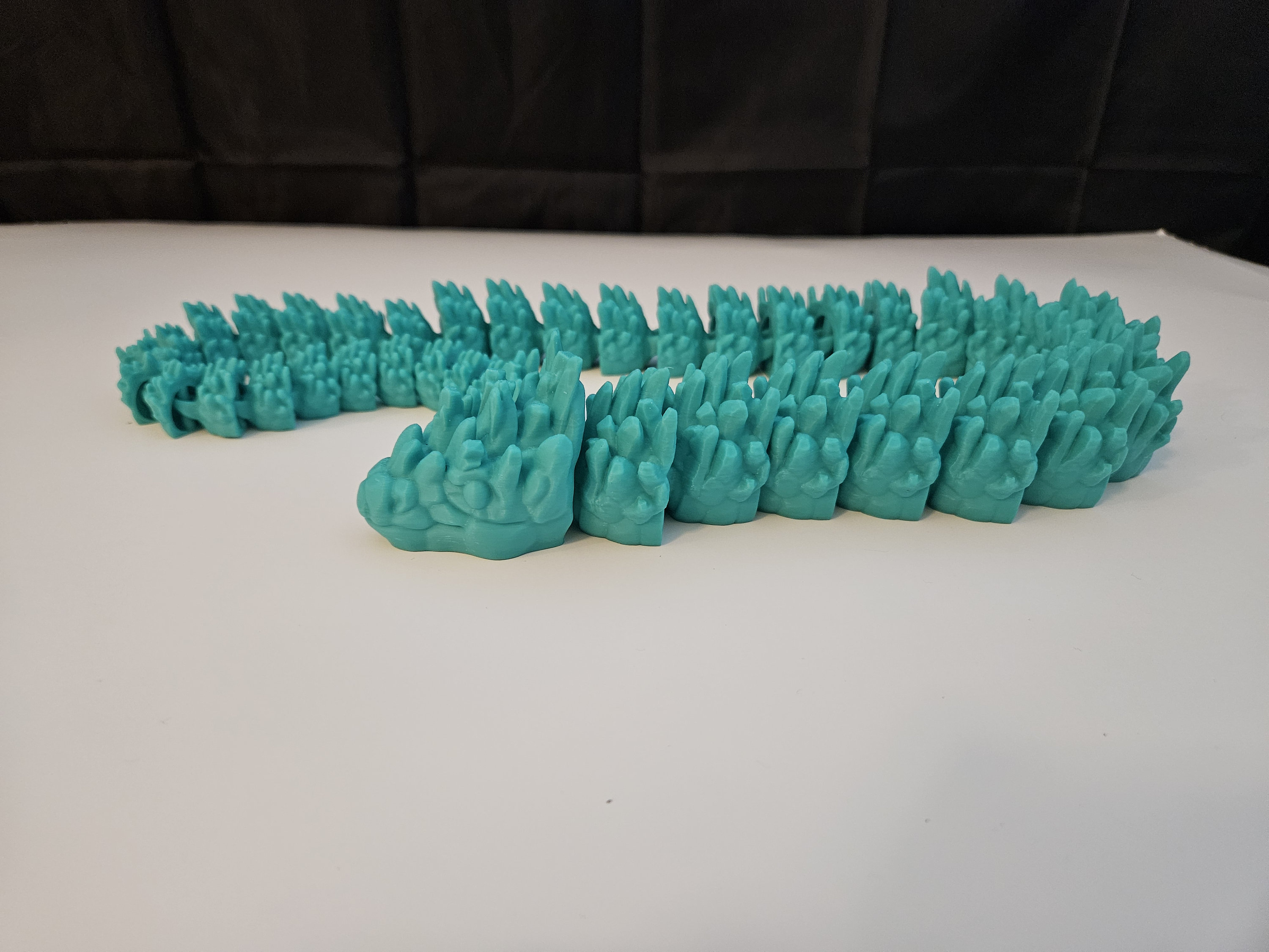 Frost Snake 3D Printed Ice Dragon - Etsy