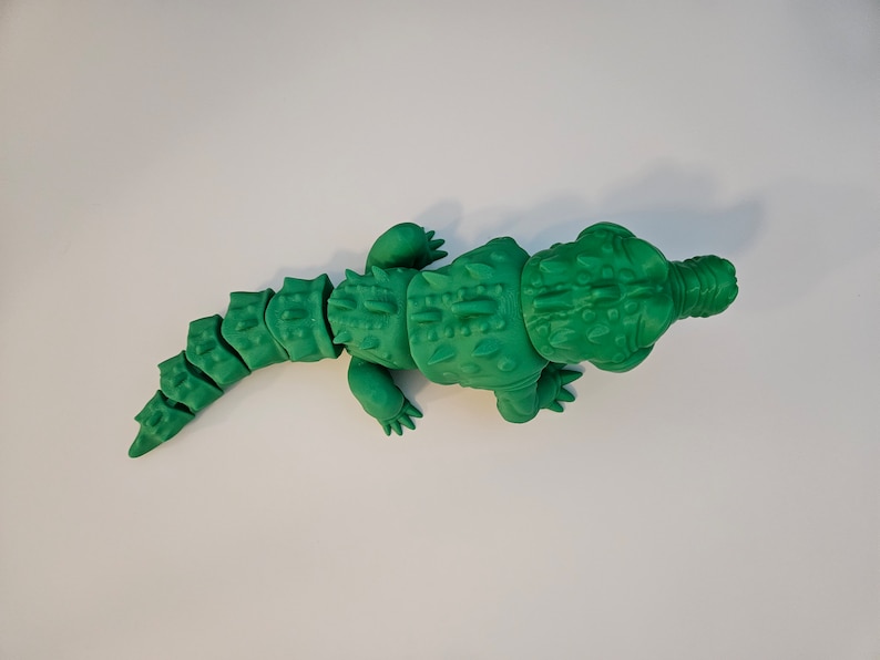 3D Print Crocodile Articulated Cartoon Fidget Desk Toy - Etsy