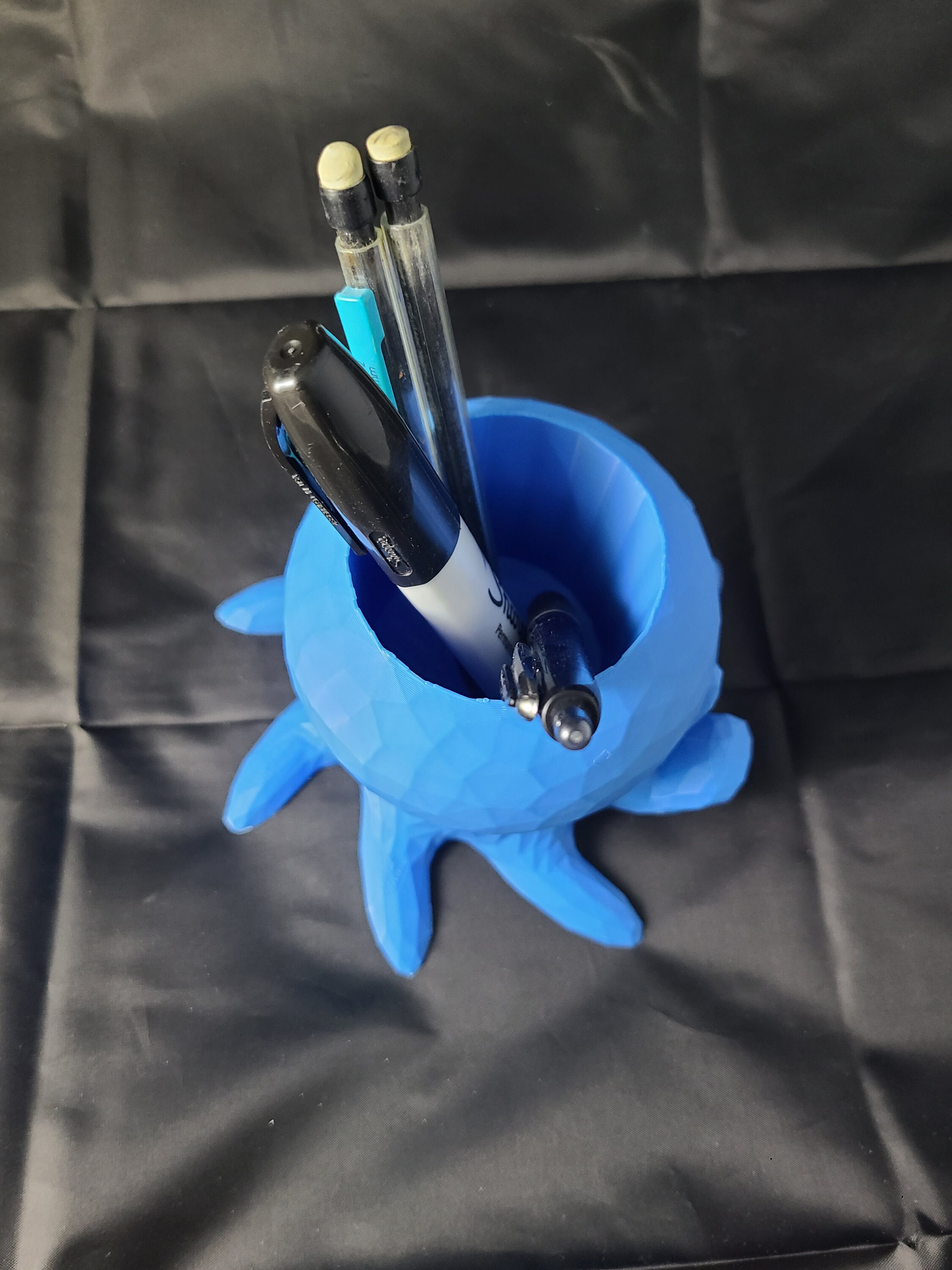 Pen Holder Low Poly Octopus Pen Holder Desk Organizer Pencil Holder ...