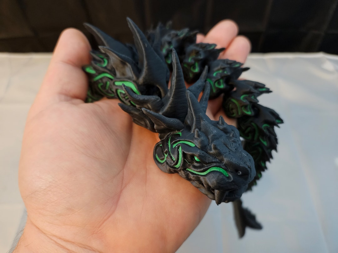 2 Color Midgard Serpent Jörmungandr 3d Print Snake - Etsy