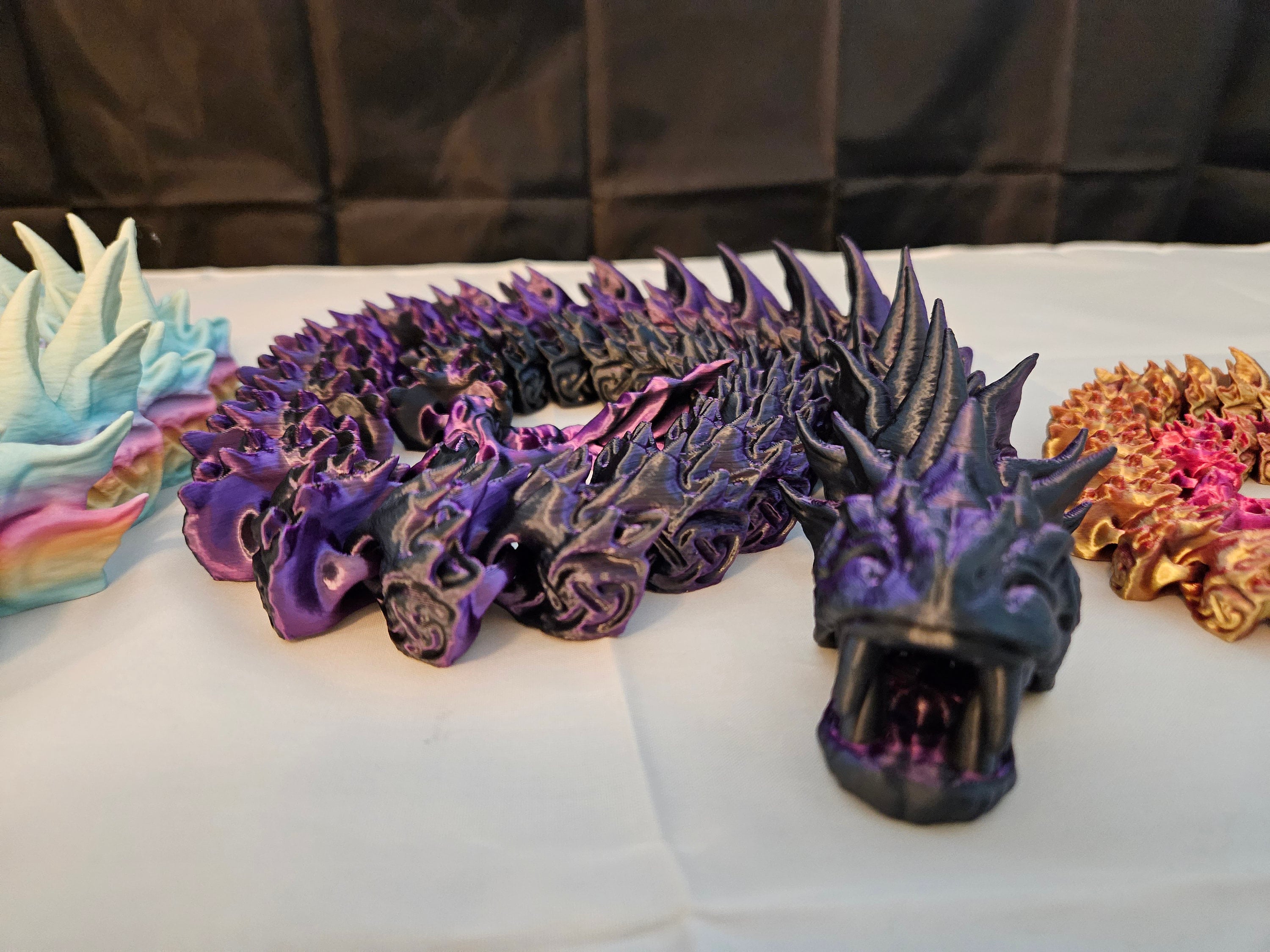 3D Printed Midgard Serpent Articulated Snake - Etsy