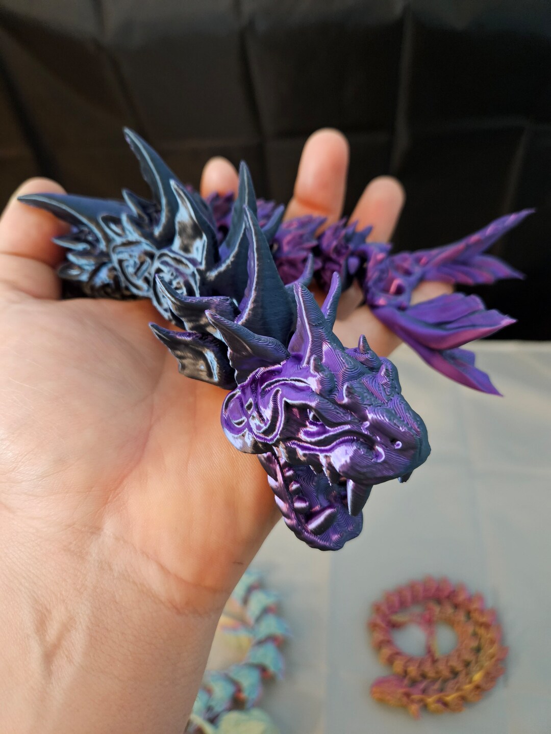 3D Printed Midgard Serpent Articulated Snake - Etsy