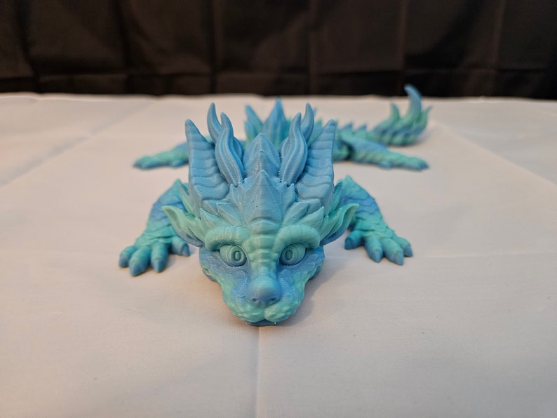 3DP Epic Baby Dragon 3D Printed Fairy Dragon Tiktok Articulated Fidget ...