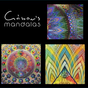 Calypso Unique Mandala Wall Art Print, Exquisite Sacred Geometry ...