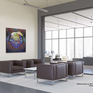 Calypso Unique Mandala Wall Art Print, Exquisite Sacred Geometry ...