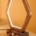 Hexagon LED Table Lamp, Wood Desk Lamp, Hexagonal Minimalist Lamp ...