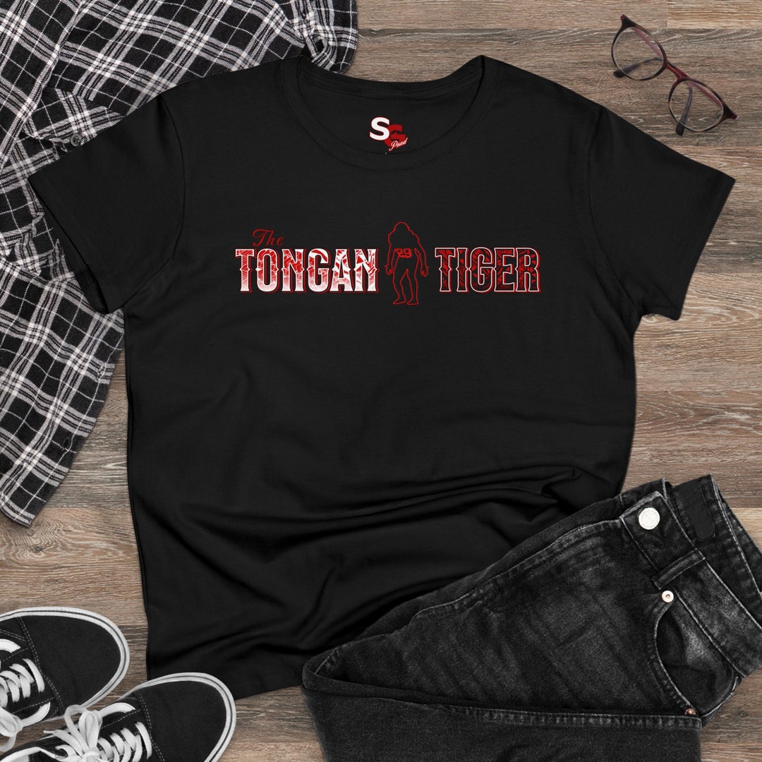 Women's tongan Tiger, Talanoa Hufanga T-shirt,hufanga Shirt, Sport Tee ...