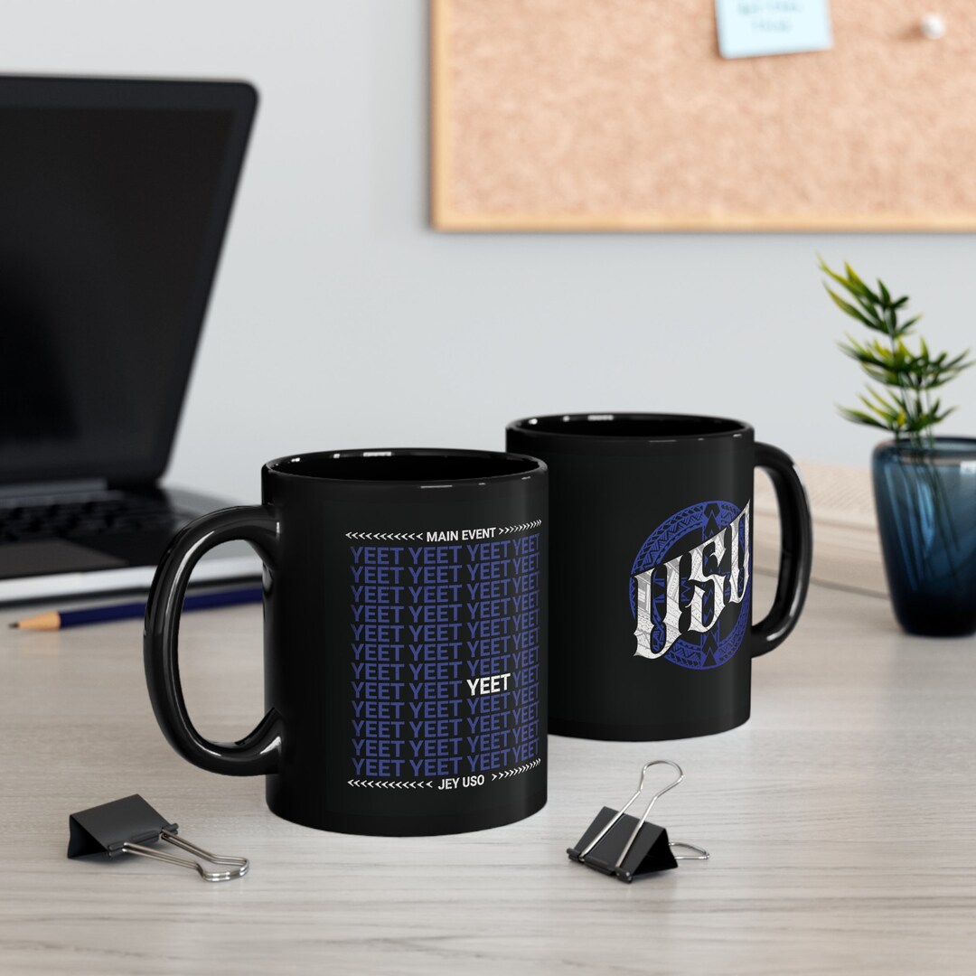 11oz Jey Uso yeet Mug, WWE Wrestling Gift, WWE Coffee Mug, Samoan ...