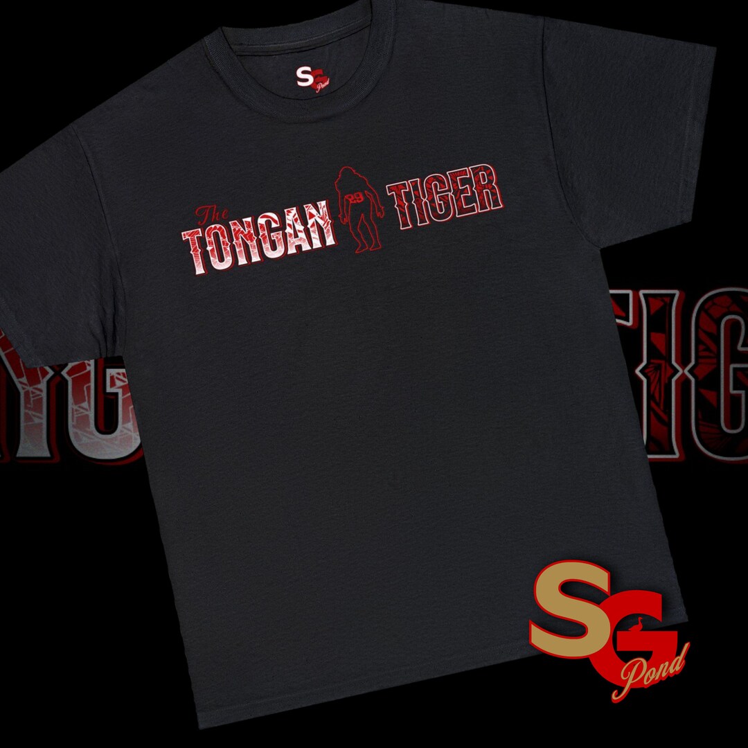 Men's "tongan Tiger" T-shirt, Talanoa Hufanga Tee, Unisex Shirt ...