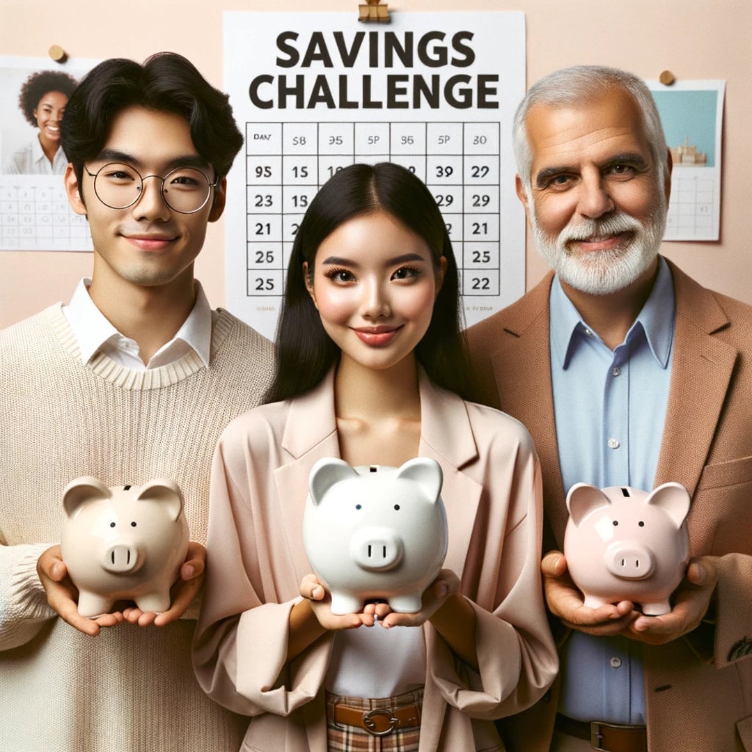 5 Savings Challenge Printable Template Saving Planner - Etsy UK