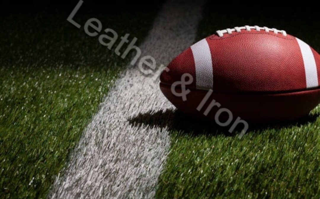 Vinyl Football Design Checkbook Cover - Etsy