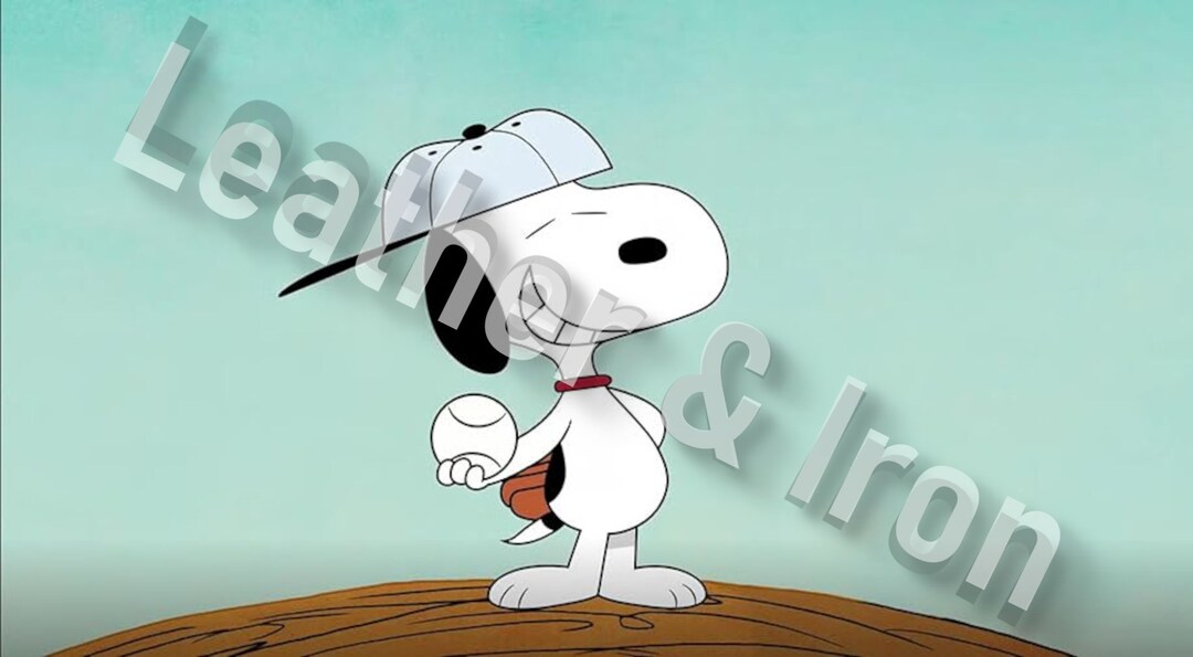 Vinyl Snoopy Baseball Mound Design Checkbook Cover - Etsy