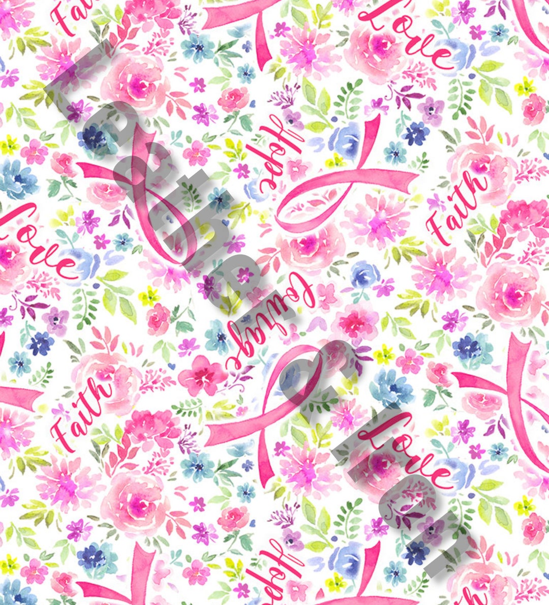 Vinyl Breast Cancer Awareness Ribbon Pattern Design Checkbook Cover - Etsy