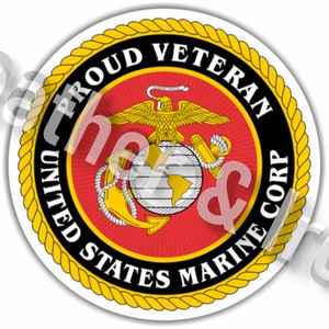 New Proud US Marine Corps Veteran Design Checkbook Cover - Etsy