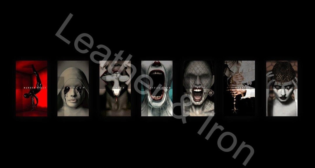 Vinyl American Horror Story Squares Design Checkbook Cover - Etsy