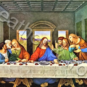 Vinyl Last Supper Design Checkbook Cover - Etsy