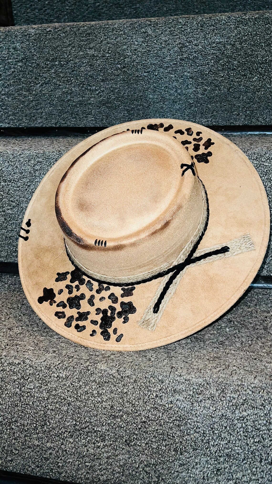 Custom Burnt Hat - Etsy