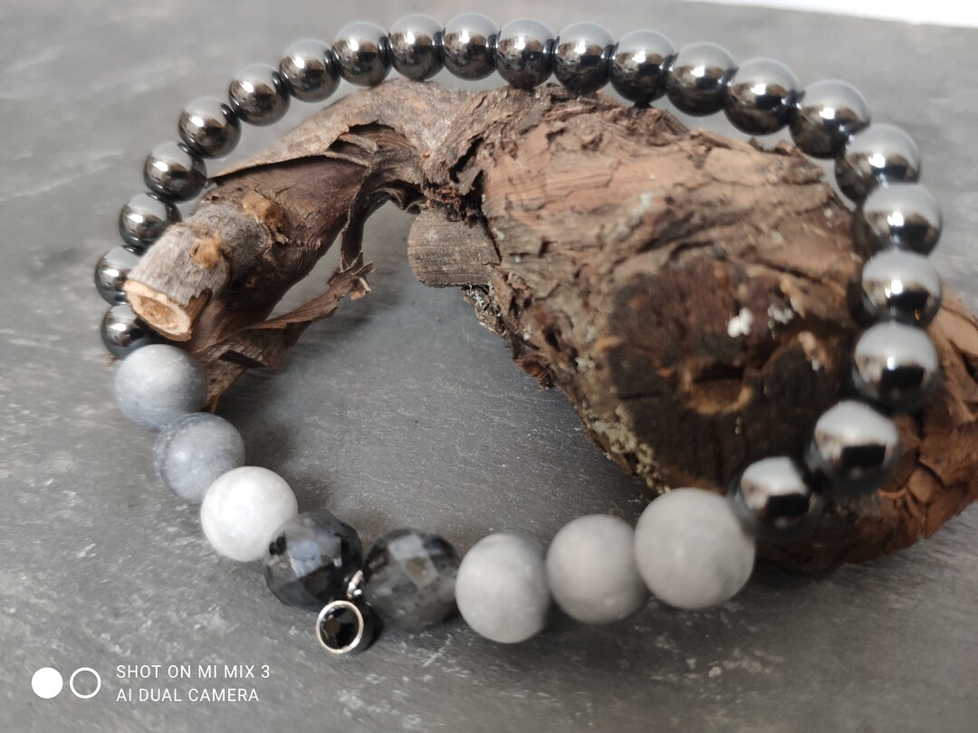 ASH TO ASH Faceted Larvikites Matte Gray Jaspers Graphite Hematites ...