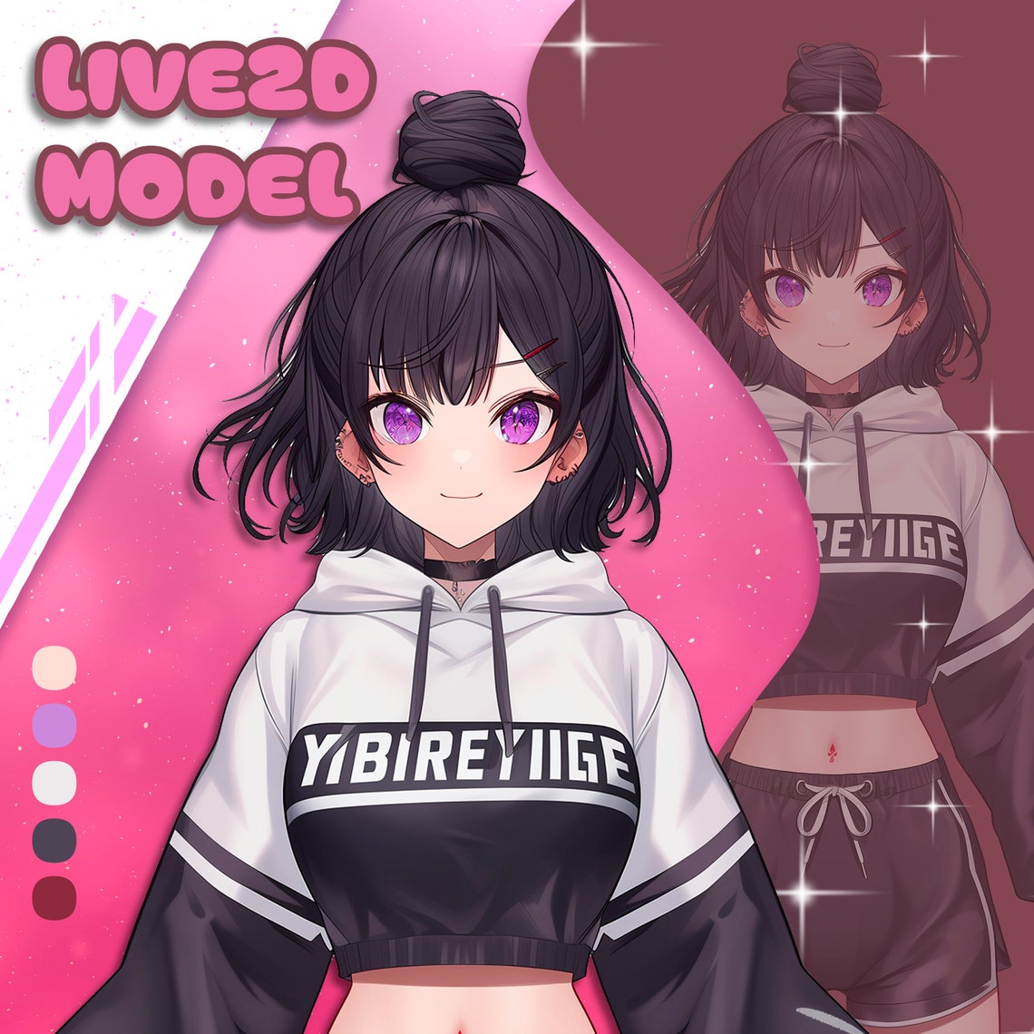 CUSTOM Live2d Vtuber Model Live2d Vtuber Commission Vtuber Design Live2d Vtuber Rig Live2d ...