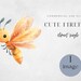 Lightning Bug Clipart, Watercolor Firefly Art, Cute Insect PNG, Digital ...
