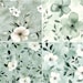 Sage Green Floral Digital Paper: Watercolor Scrapbook Backgrounds ...