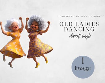 Funny Old Ladies Clipart, 15 JPG, Pole Dancer Clipart, Grandma Clipart ...