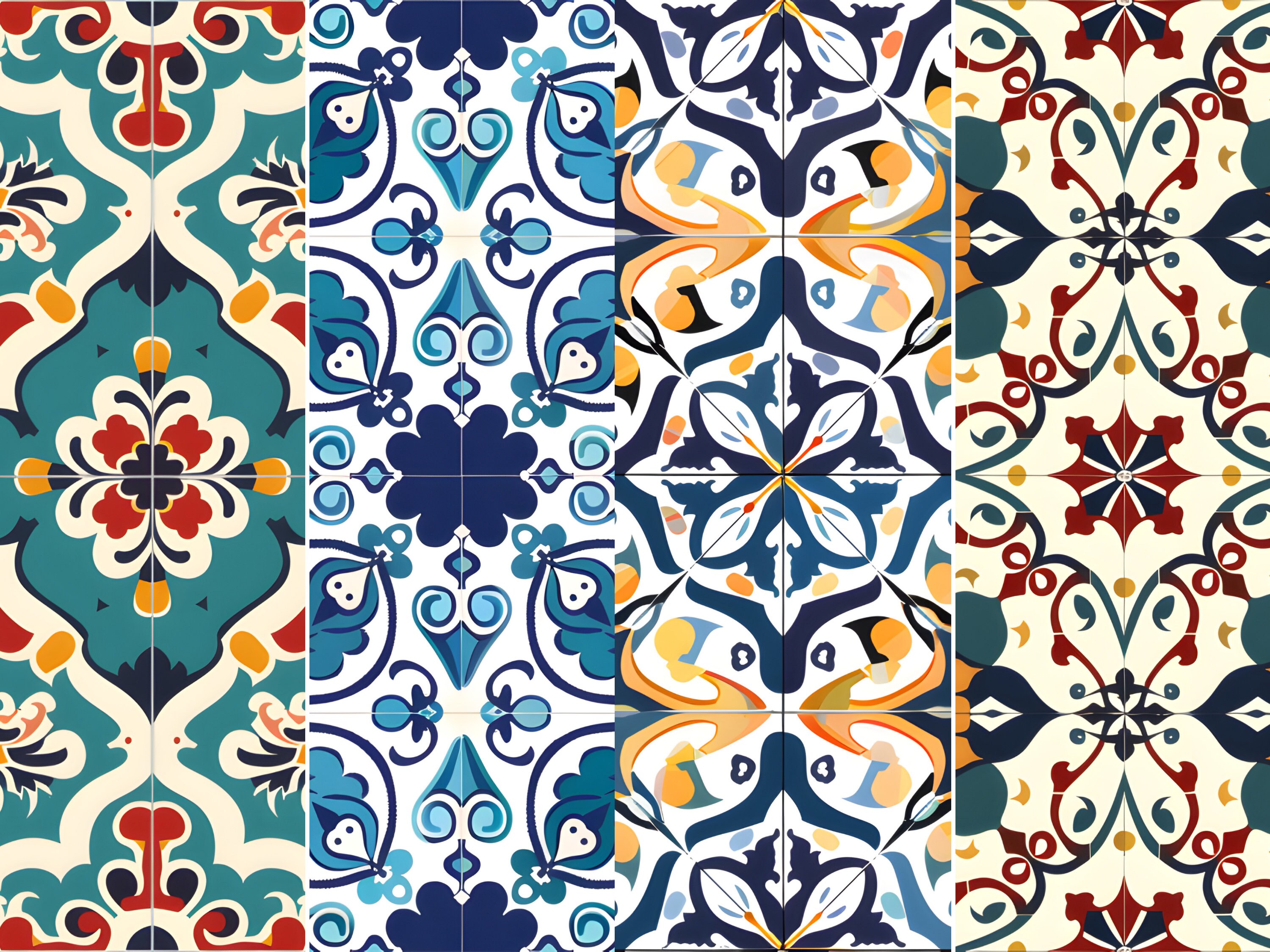 Mediterranean Tile Clip Art, Summer Clipart, Mediterranean Lemon ...