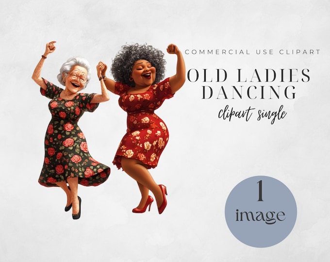 Funny Old Ladies Clipart, 15 JPG, Pole Dancer Clipart, Grandma Clipart ...